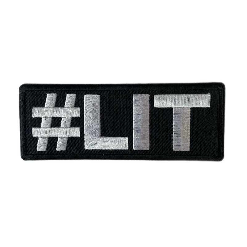 #Lit' Iron On Patch (5x2") – RavnanProducts